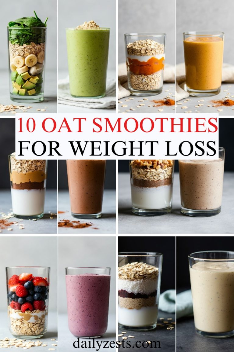 Oat Smoothies for Weight Loss: 10 Delicious Recipes - DailyZests