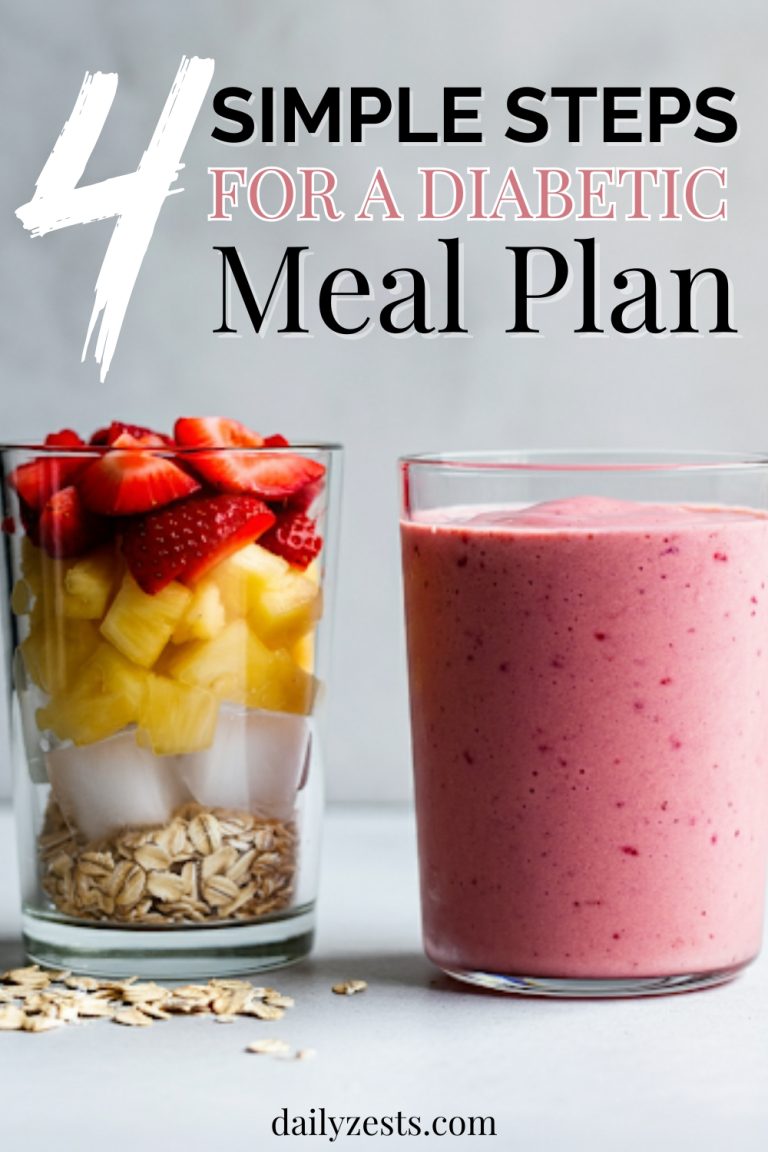 4 Steps to Create a Diabetic-Friendly Meal Plan - DailyZests
