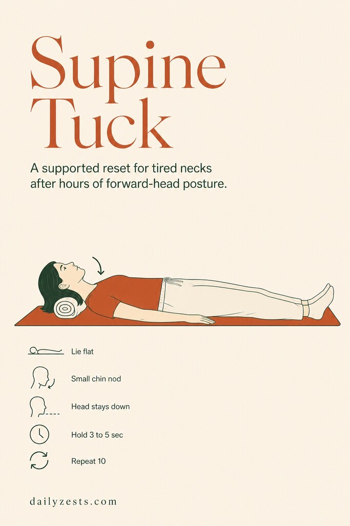 4 Easy Chin Tucks for Better Posture and a Stronger Neck - DailyZests