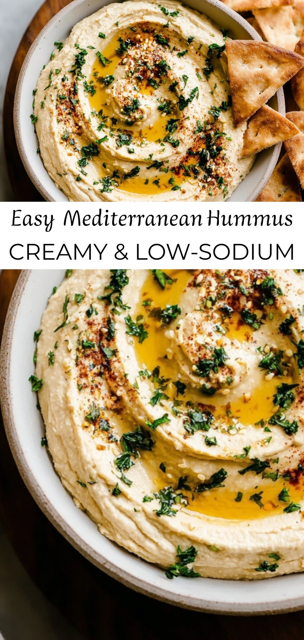 Mediterranean Hummus Recipe (Creamy, Heart-Smart, So Easy) - DailyZests