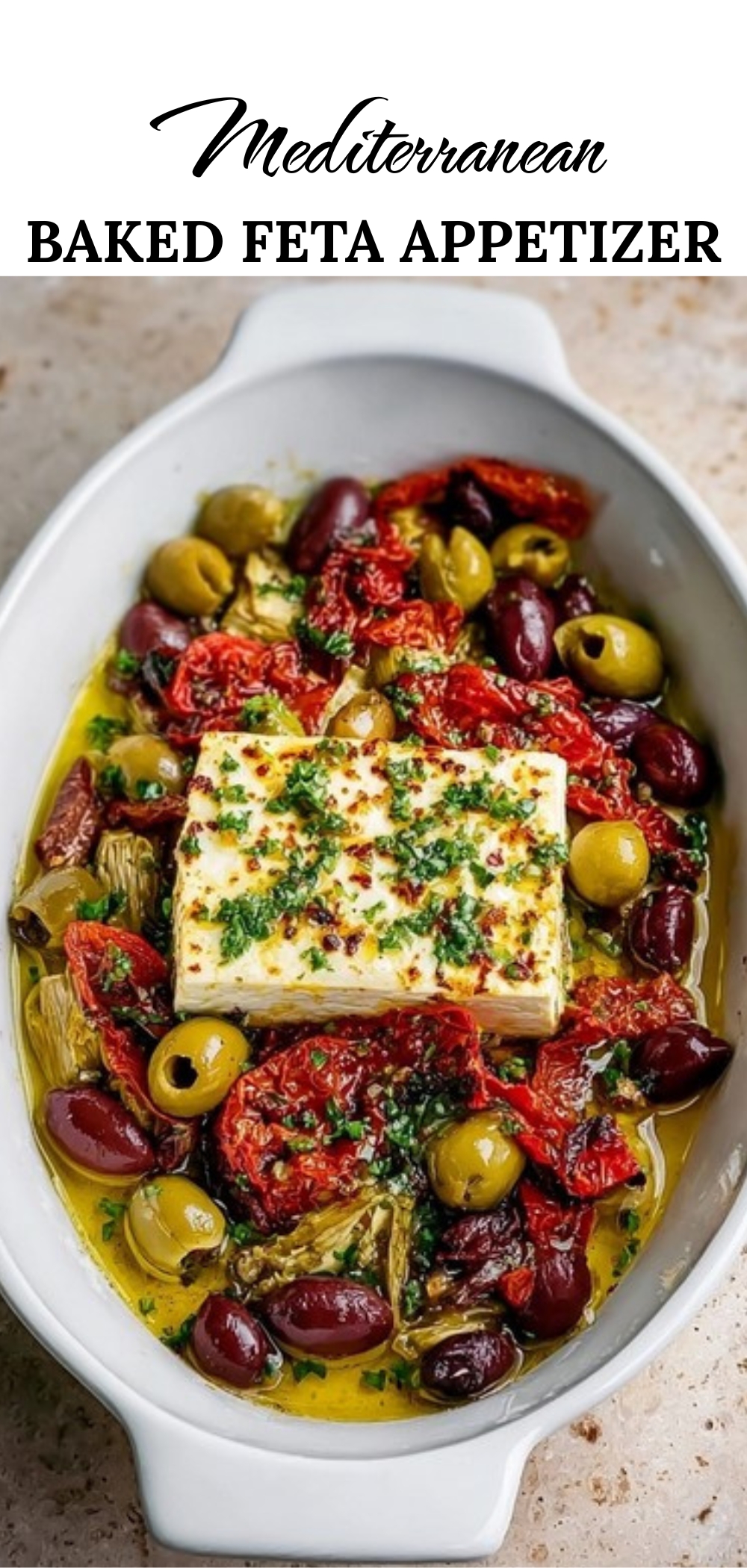 Mediterranean Baked Feta Recipe (The Creamiest Warm Appetizer) - DailyZests