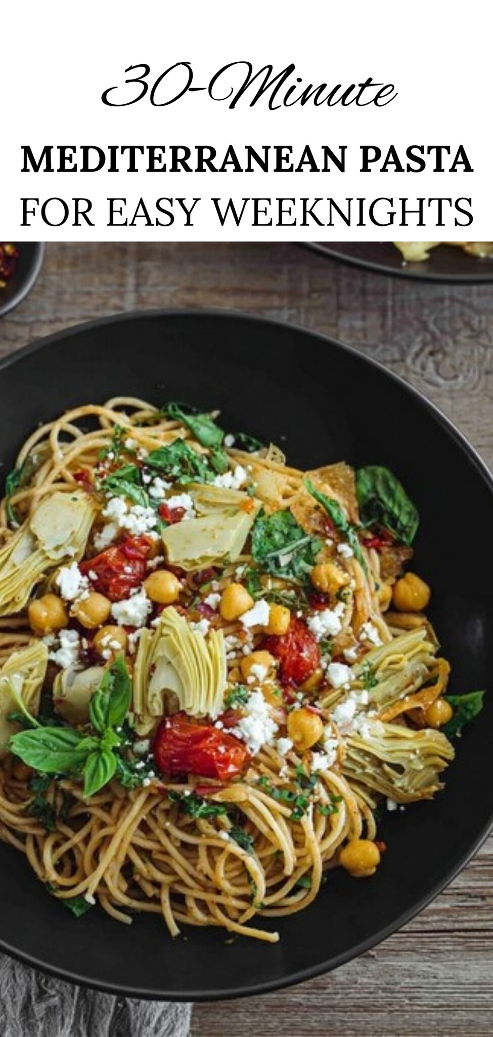My Go-To 30-Minute Mediterranean Pasta Recipe (So Fresh & Easy ...