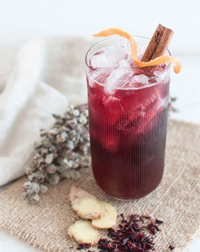 Zesty Spiced Cold Brew Hibiscus Tea (Sugar-Free, Keto-Friendly ...